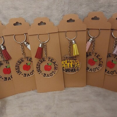 Keychain Display Card SVG, Key Fob Display Card, Keyring Card DXF, Bow ...