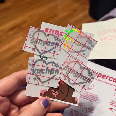 Custom K-pop Kpop Holo Decal Vinyl Lightstick Sticker - Etsy