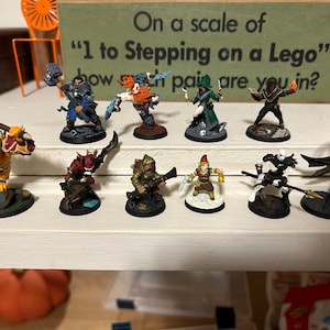 Box of Minis Dnd, Dungeons and Dragons, Tabletop Gaming, Miniature ...