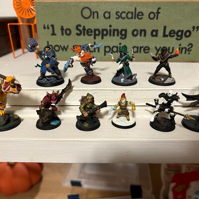 Box of Minis Dnd, Dungeons and Dragons, Tabletop Gaming, Miniature ...