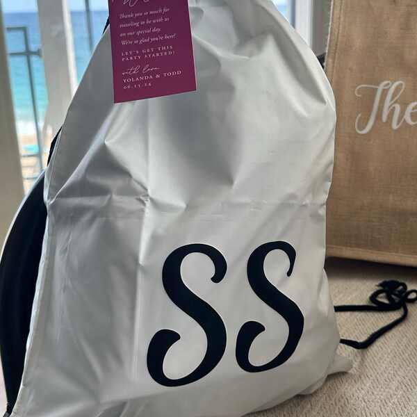 Personalized Name Drawstring Bag Customize Drawstring Custom Gym Drawstring Bag Bridal Party ...