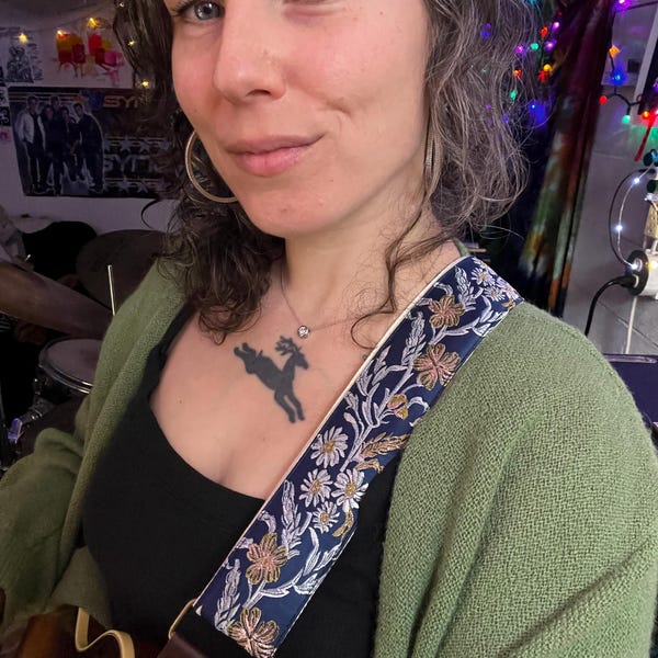 Embroidered Camera Strap, Floral Camera Shoulder Strap, DSLR Camera ...