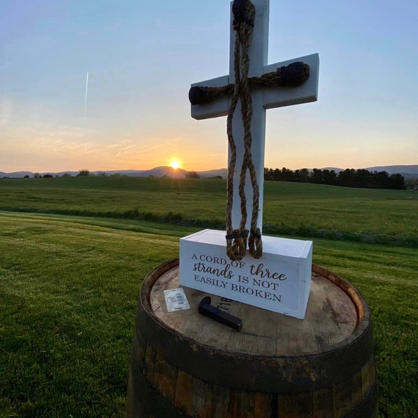 Wedding Braid Cross - Cord of Three Strands, God's Knot, Braid for ...