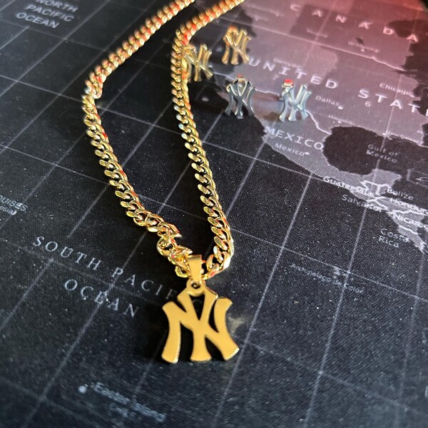 Silver Detroit D Necklace, Detroit D, D Necklace, Detroit Tigers Chain ...