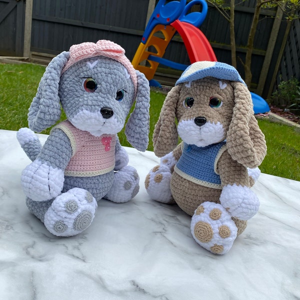 Crochet Dog Pattern, Plush Dog Toy, Amigurumi Dog Pattern, Crochet ...