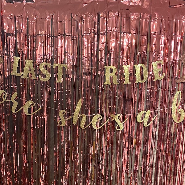 Last Ride Before She's a Bride, Rodeo Bachelorette Party Banner ...