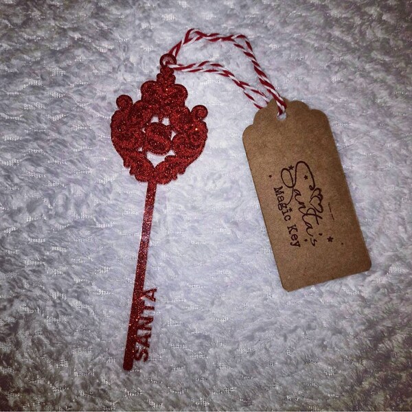 Santa’s Magic Key Silicone Mold. Silicone Mould for Resin Craft. Magic ...