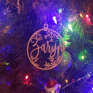 Custom CHRISTMAS Tree Baubles Christmas Tree Decor - Etsy Canada