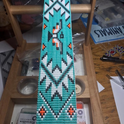 Loom Bracelet Pattern Bead Loom Pattern Thunderbird LOOM Bracelet Pattern in PDF Instant ...