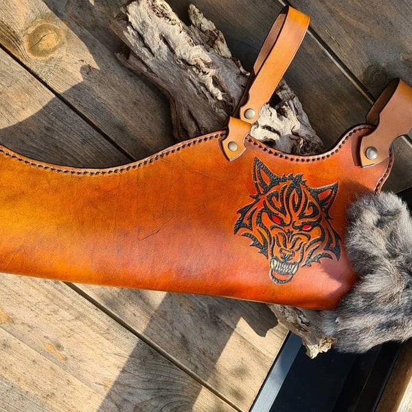 Leather Quiver Pattern / Belt Quiver / Viking Knotwork - PDF - SVG ...