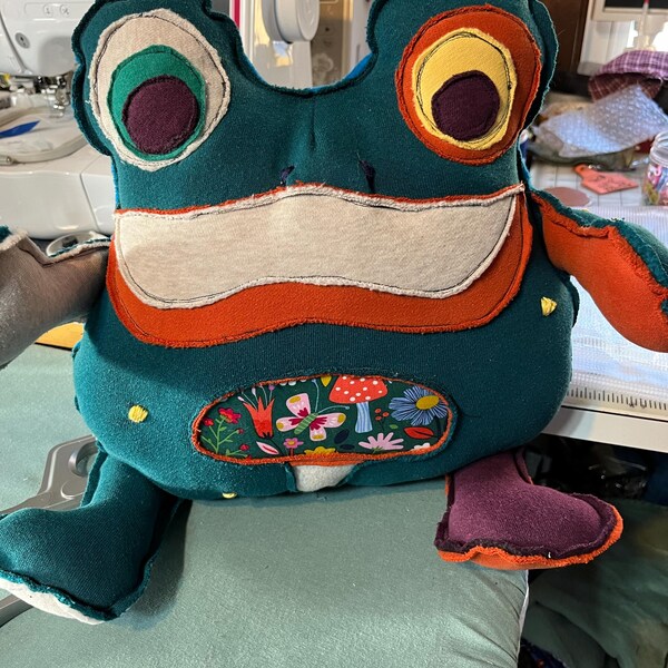 Raccoon Plushie Upcycled Stuffed Animal OOAK Gift for Kids Raccoon ...