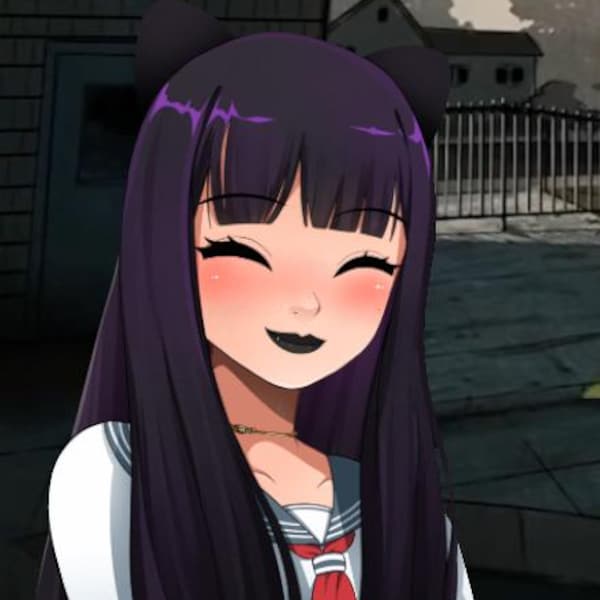 Chibi PNG Tuber Avatar: Galaxy Eyes, Twin Bows, 6 Poses - Etsy