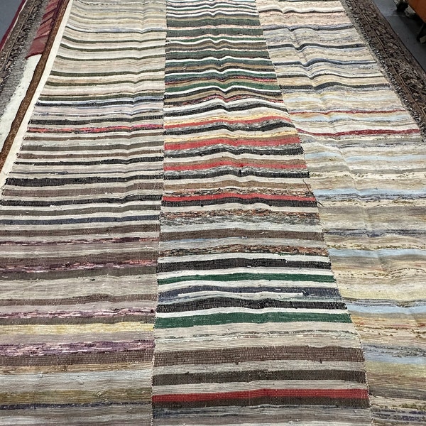 Vintage Faded Pale Colors Rug for Home and Nursery Decor, Low Pile ...