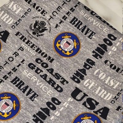 Coast Guard Fabric by the Yard, Military Fabric / Sykel 1181-CG ...
