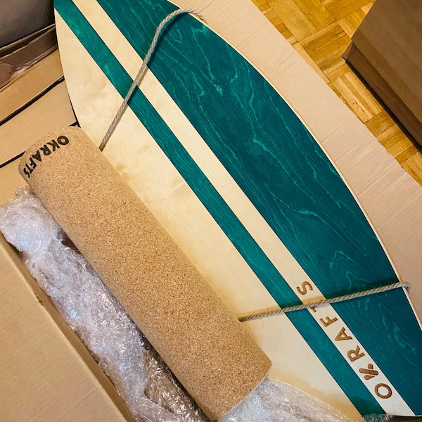 Balance Board SURFER by Okrafts | for Home Workouts and Entertainment ...