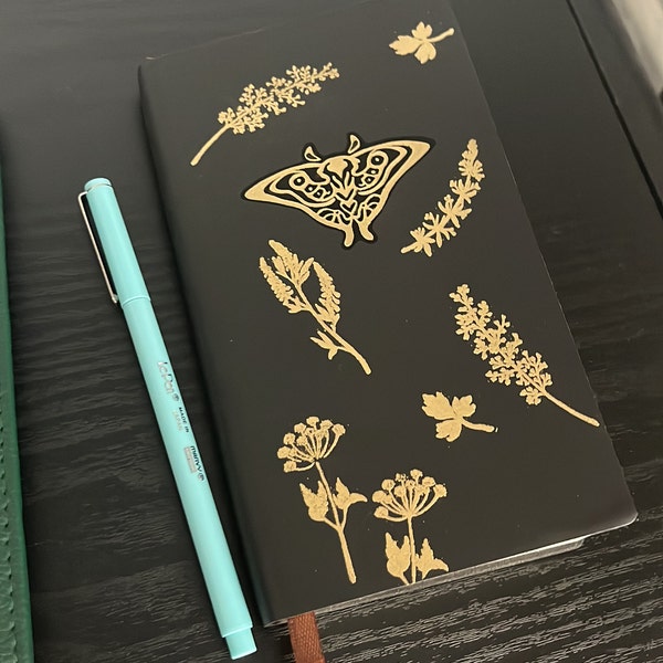 Tribute to Ellie Tattoo Engraved Journal Moth TLOU Inspired Sketchbook ...