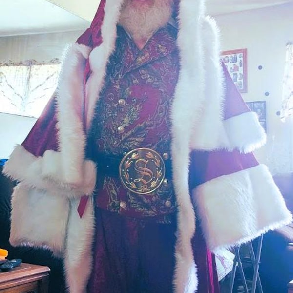 Olde World Victorian Father Christmas Robe - Etsy UK