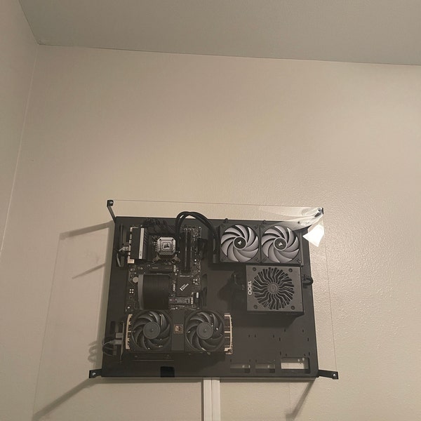 Wall Computer, Computer Wall Mount, Space Case, Open Case, Full ATX ...