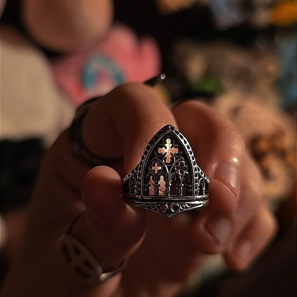 Gothic Cathedral Ring || Gothic Jewellery || Gothic || Alternative ...