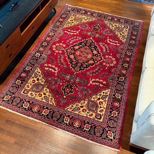 Handmade Vintage Woolen Kurdish Rug, Woolen Turkish Rugs, Area Rugs ...