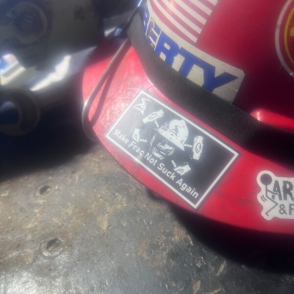 Oilfield Sticker Frac Pump Fluid End American Flag Vinyl Sticker ...