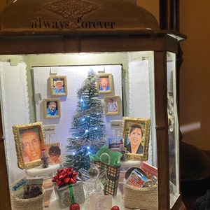 Police Officer Memorial Lighted Lantern Back the Blue Forever | Etsy