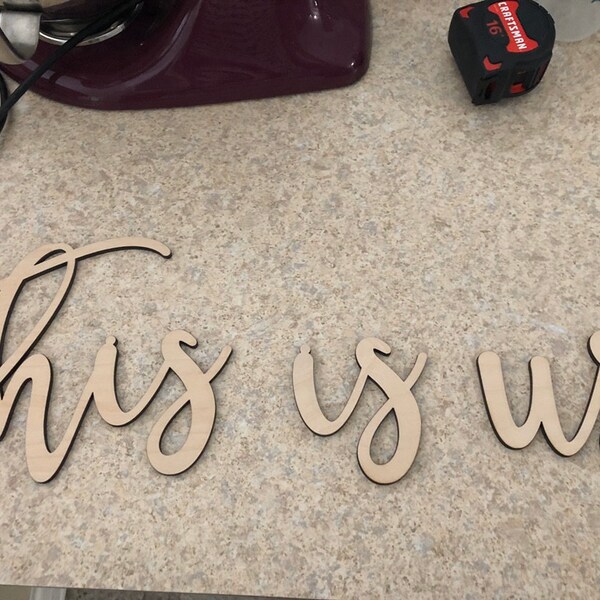This is Us Sign, This is Us Wall Decor, This Us Wall Hanging, This is ...