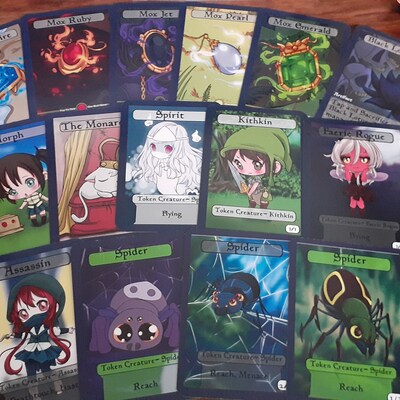 Chibi Mtg Pick Any 15 Creature Tokens, Emblems, or Lands Super Adorable ...