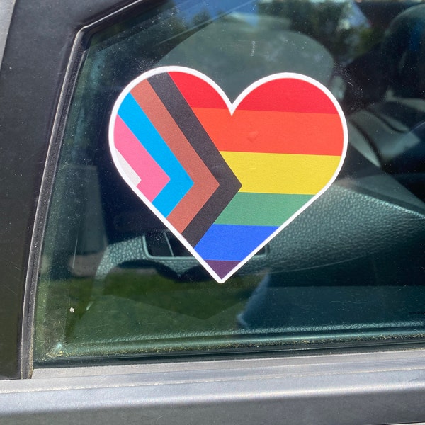 LGBT Pride Sticker | LGBT Pride Stickers | LGBT Progress Flag Sticker ...