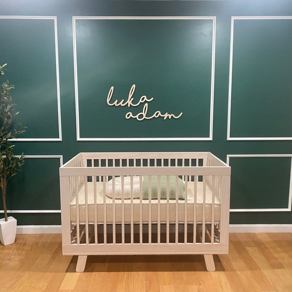 Custom Wood Name Sign for Nursery or Kids Room Decor, Personalized ...