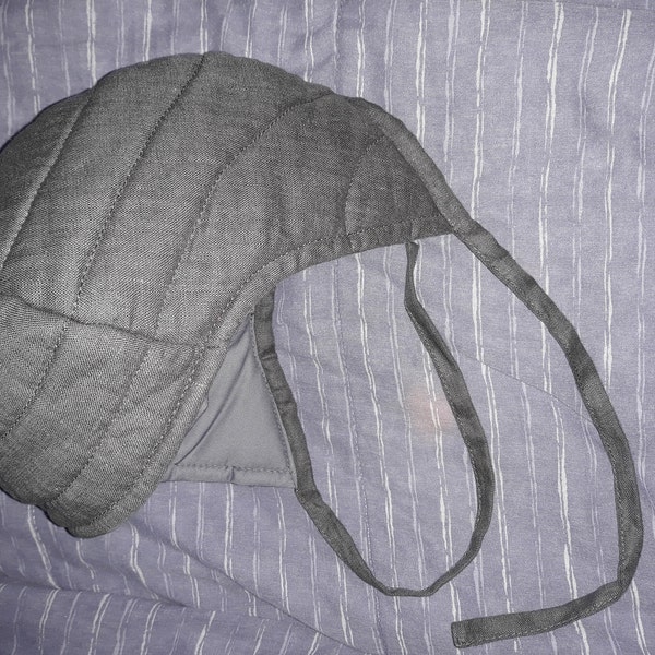 Padded Medieval Cap, Padded Cap for Head Protection, Natural Cotton ...