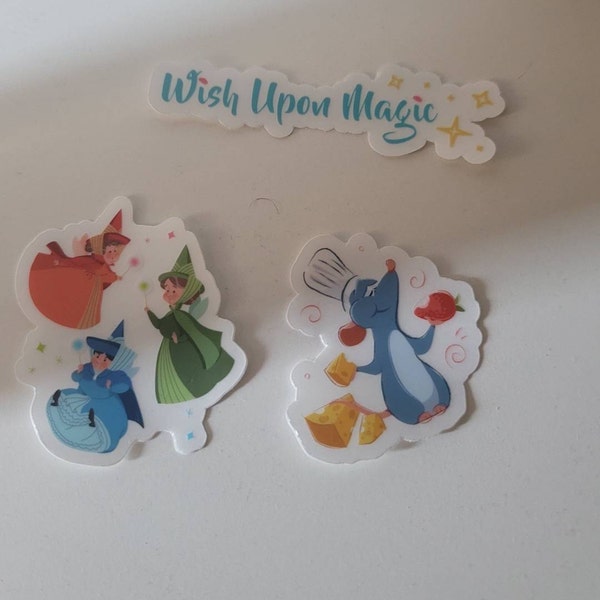 Good Fairies Flora Fauna Merryweather Transparent Laptop Stickers ...