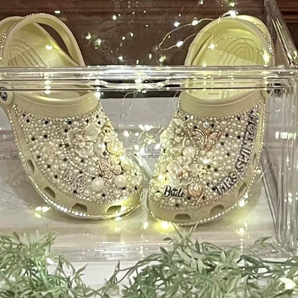 Bridal Crocs - Etsy