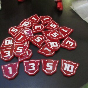 Set of 6 SW Destiny Sabine Helmet Shield Tokens - Etsy