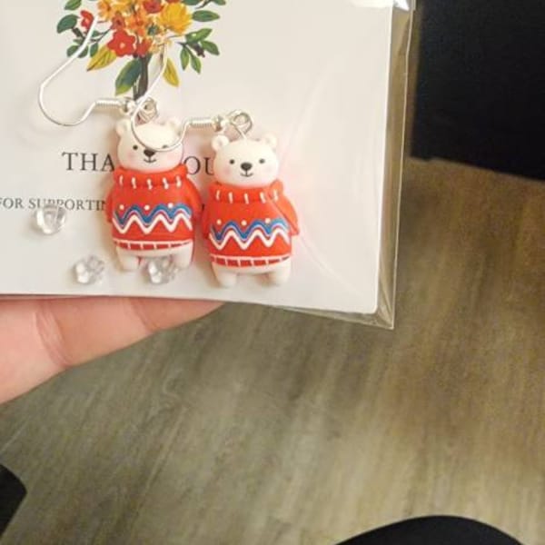 Resin Ice Cream Earrings, Ice Cream Cone Earrings, Cute Ice Cream ...