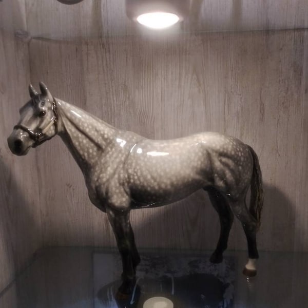 Black Percheron - Ceramic Horse Figurine - 25cm High - 21cm Long ...