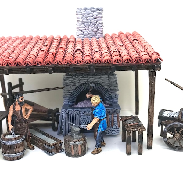 Forge Worker - in Heavy Duty Suit | Grimdark Civilians | 32mm Scale ...