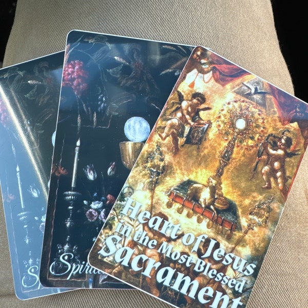 Latin Rosary Prayers Collection, 6 Prayer Cards: Pocket Prayerfulls ...