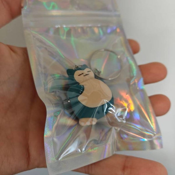 Handmade Snorlax Keychain - Etsy