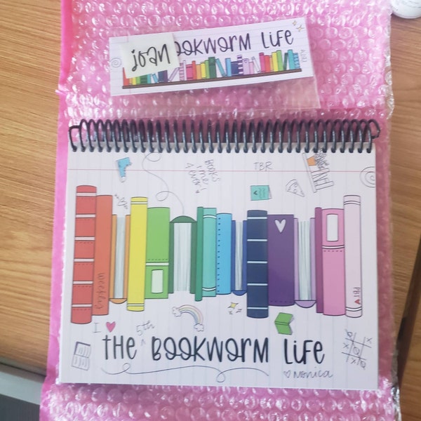 The Bookworm Life ™ Reading Planner - Reading Notebook - Book Planner ...