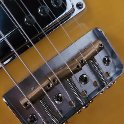 Custom Fender Tele Bridge Plate W/ Notched Flange & Modified - Etsy