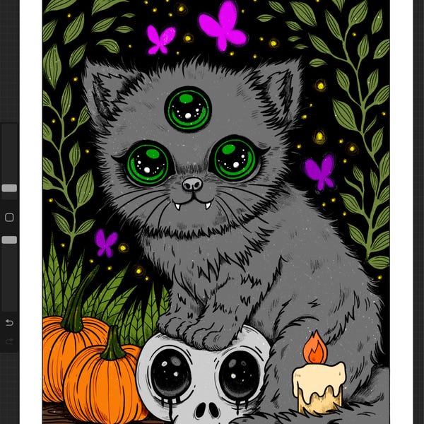 Spooky Cutie: Kawaii Creepy and Horror Coloring Book for Relaxing by ...