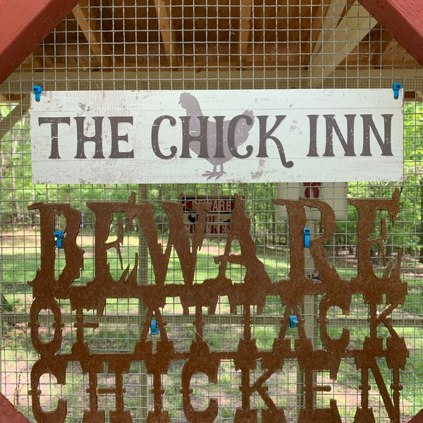 Chicken Coop Sign - the Chick Inn - Backyard Chicken - Chicken Coop ...