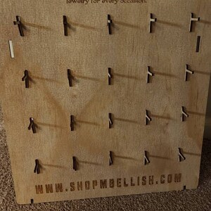 36 Slot Retail Sticker Display Customized Personalized Display Fair ...