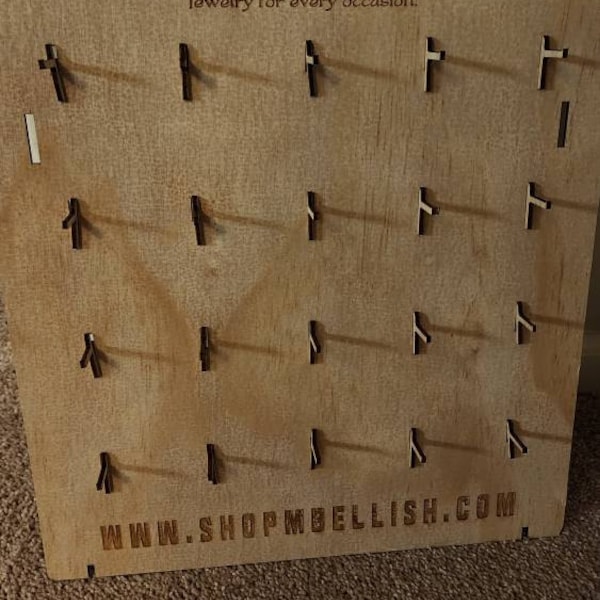 12 Slot Bookmark Display - Physical Product Display for Craft Shows - Etsy