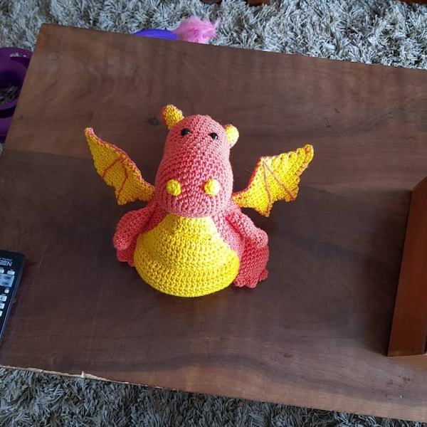 Yoki the Dragon Amigurumi Crochet Pattern - Etsy
