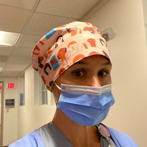 Emoji Heart Scrub Caps for Women Valentines Day Surgical Cap - Etsy