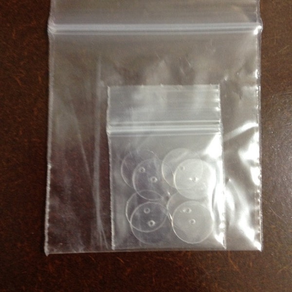 Reusable-rare Smaller EAR LOBE SUPPORTS Ear Lifts Strong Round Plastic ...