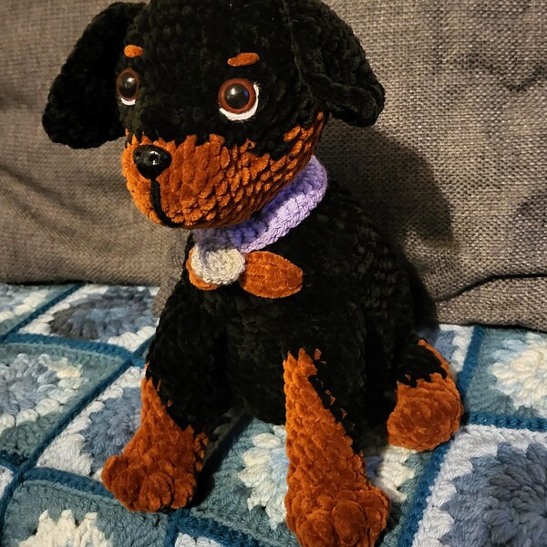 Bundle of 2 Crochet Patterns/ Amigurumi Pattern Crochet Dog/ Rottweiler ...