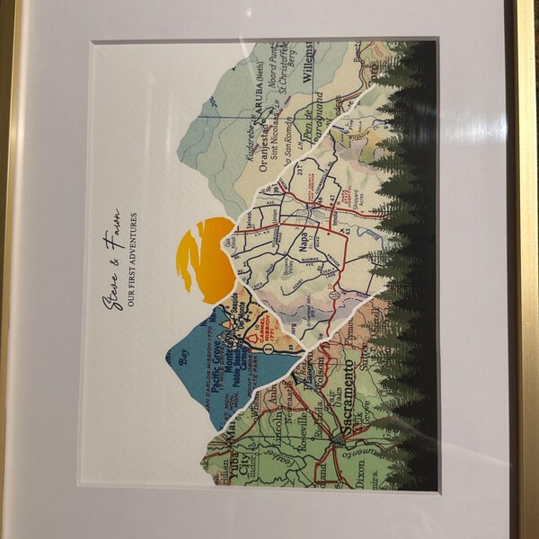 Personalized One Year Anniversary Gift Idea Paper Anniversary Gift For